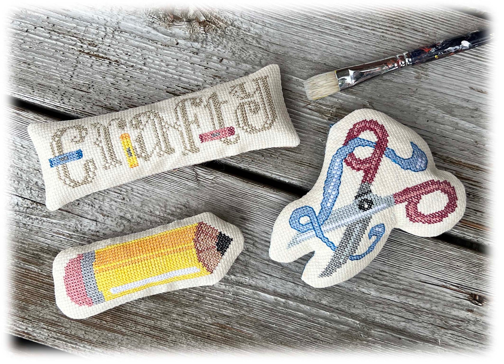 Holiday Cross Stitch Bowl Fillers