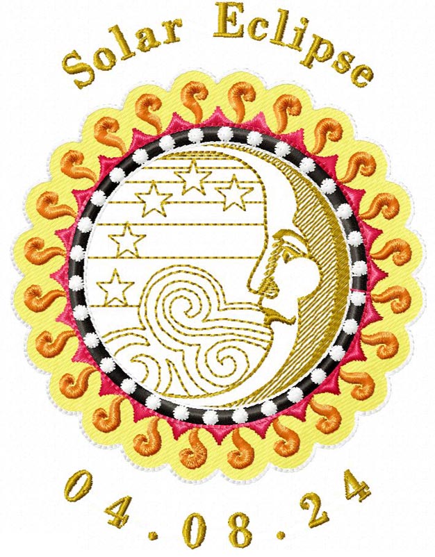 Eclipse | Machine Embroidery Design