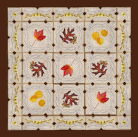 Beauty of Fall Tablerunner Machine Embroidery