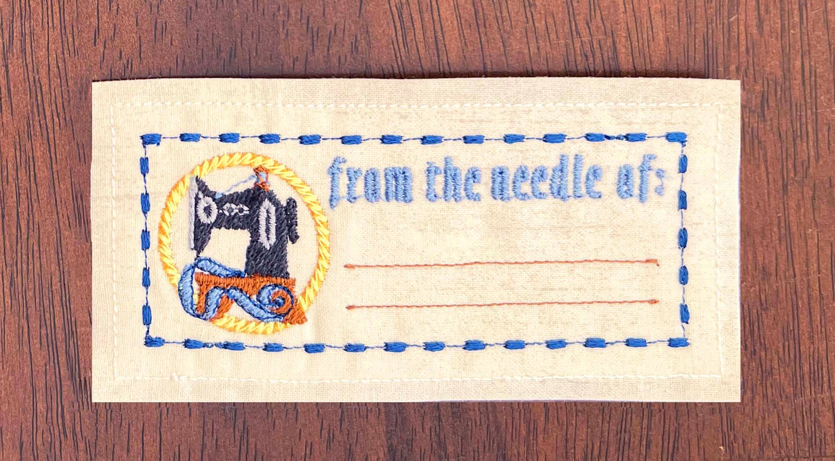 Quilt Labels | Machine Embroidery Design