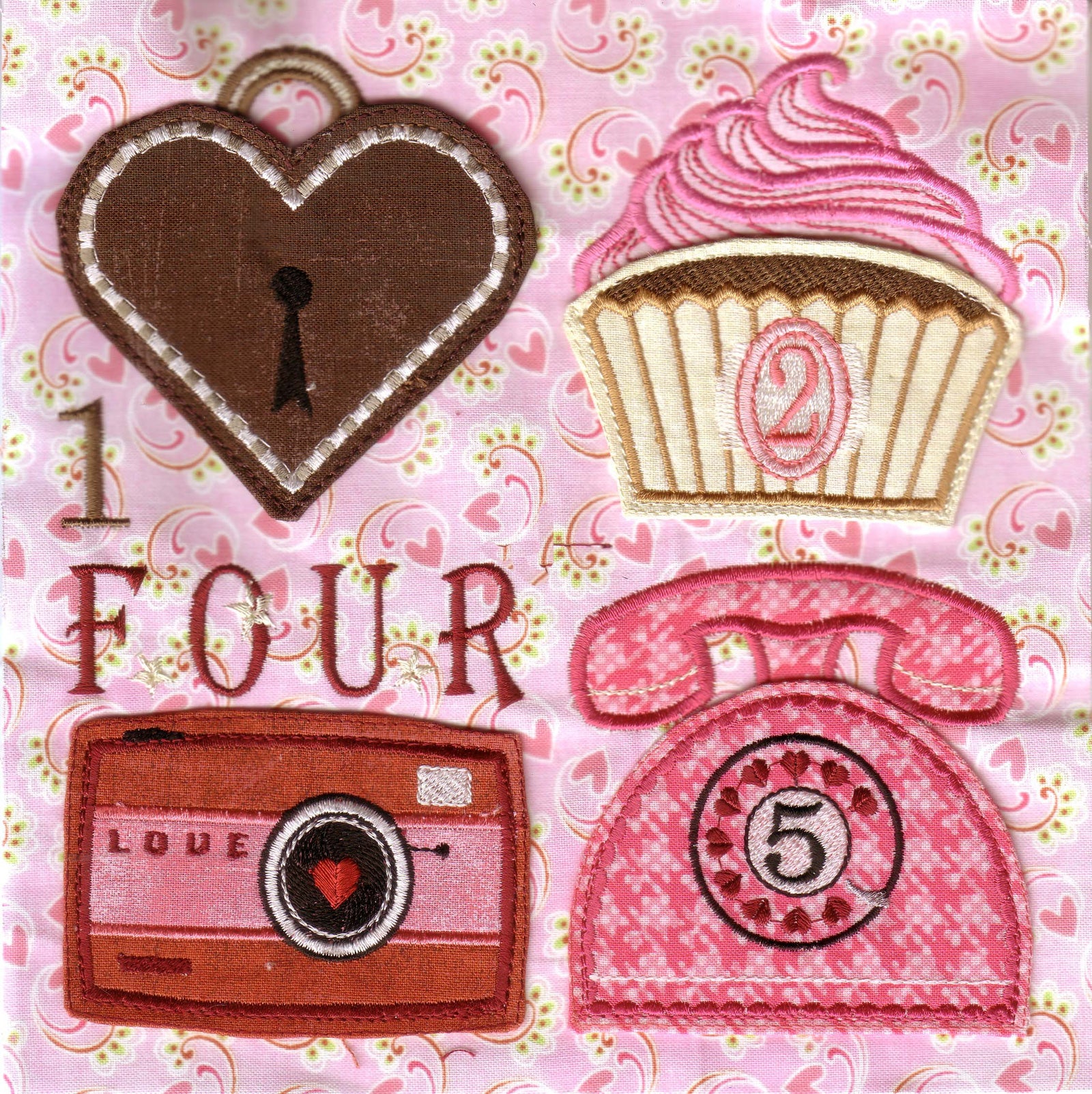 Valentine Machine Embroidery Design