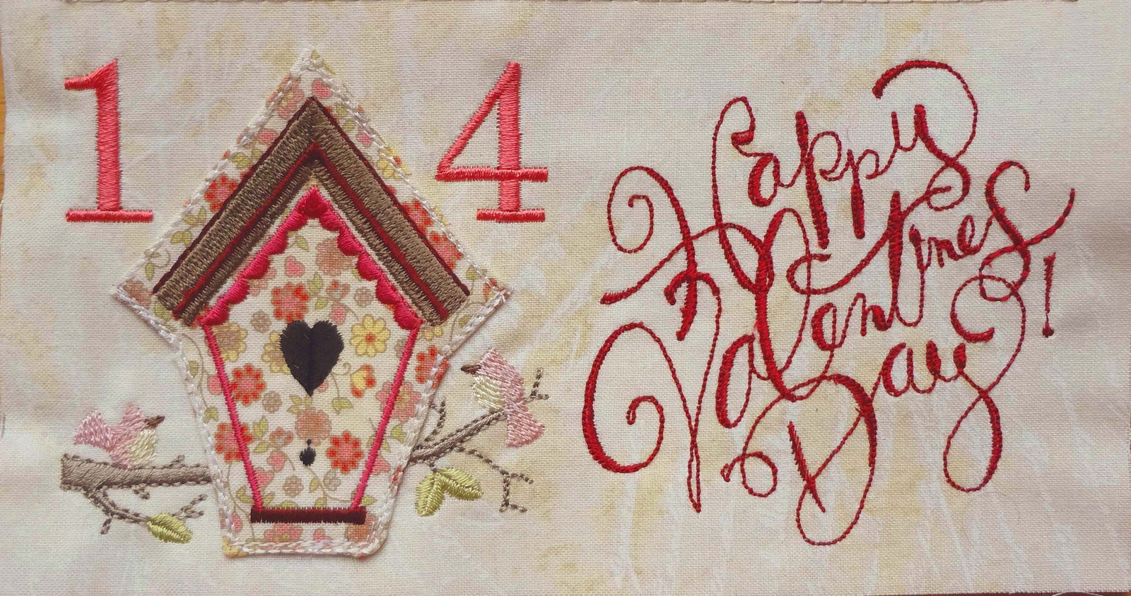 Valentine Machine Embroidery Design