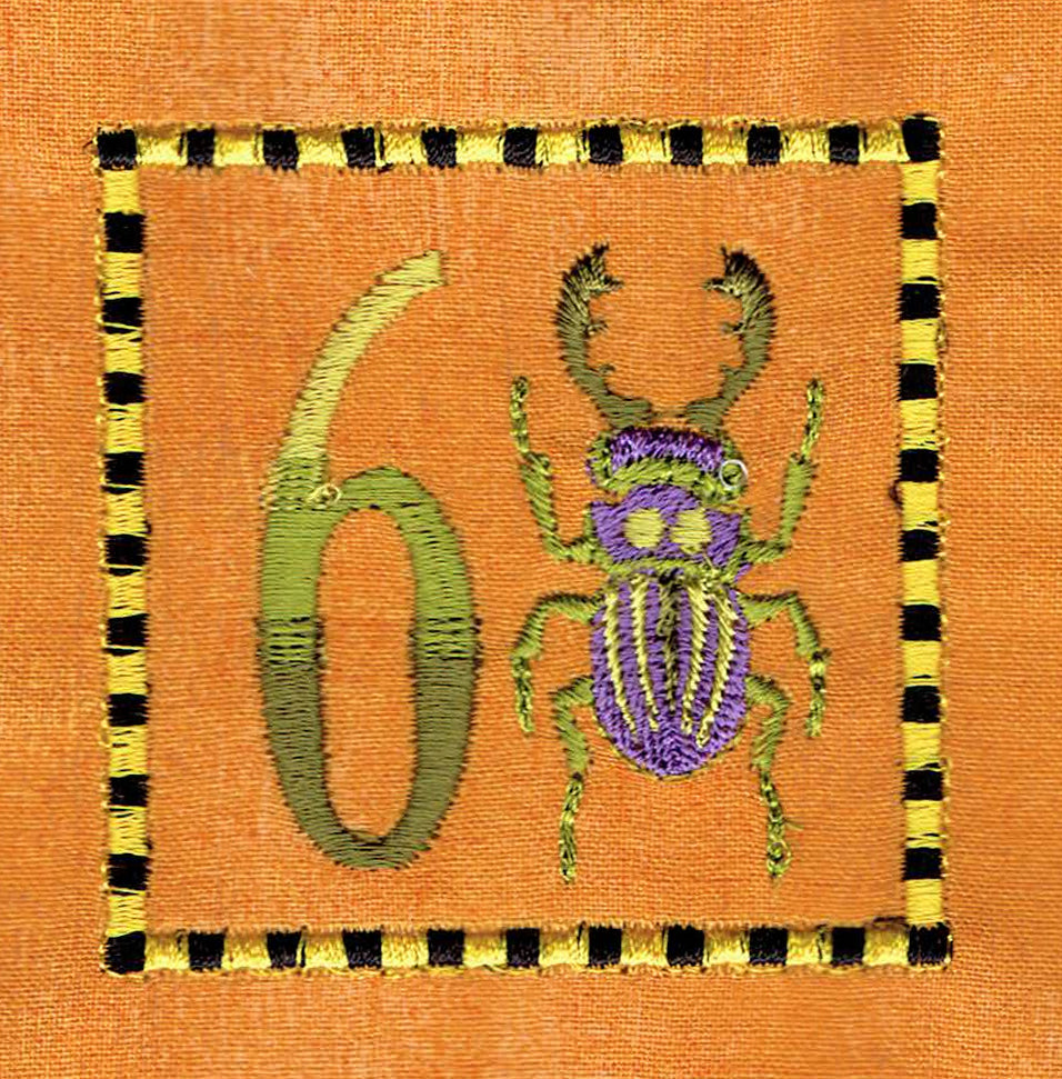 Halloween Creepy Crawly Countdown | Machine Embroidery