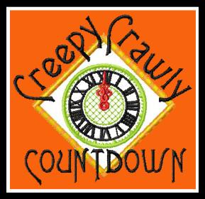 Halloween Creepy Crawly Countdown | Machine Embroidery