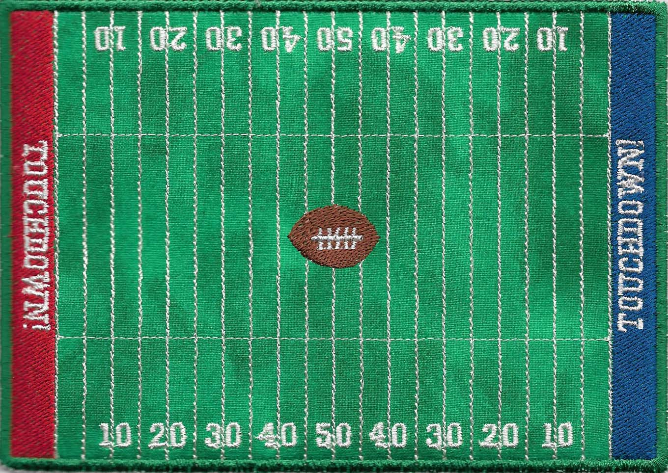 Football | Machine Embroidery Mug Rug