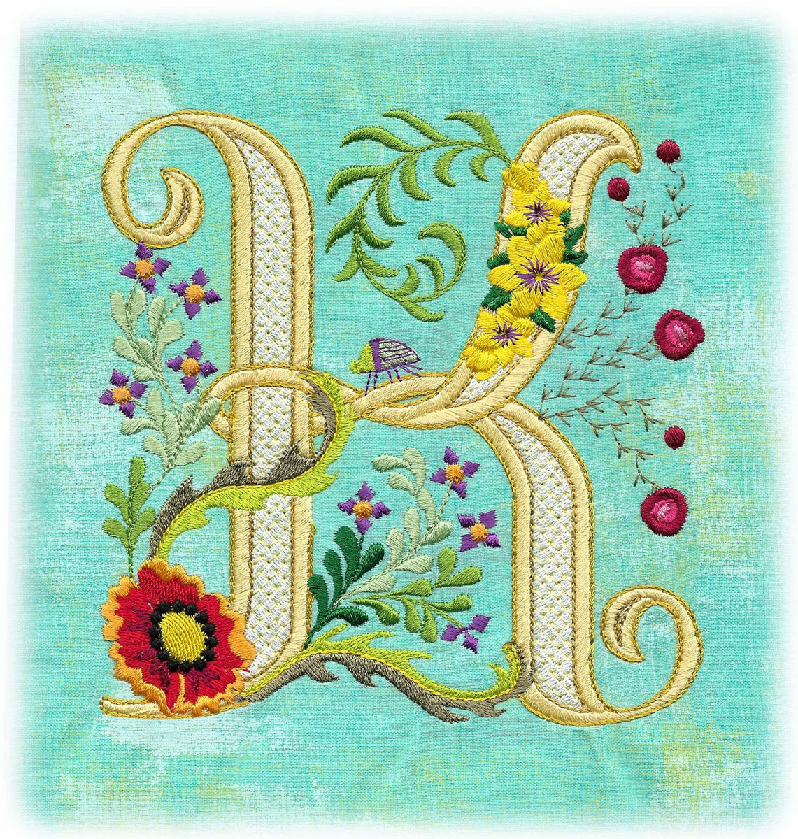 Kindly "K" | Machine Embroidery Design