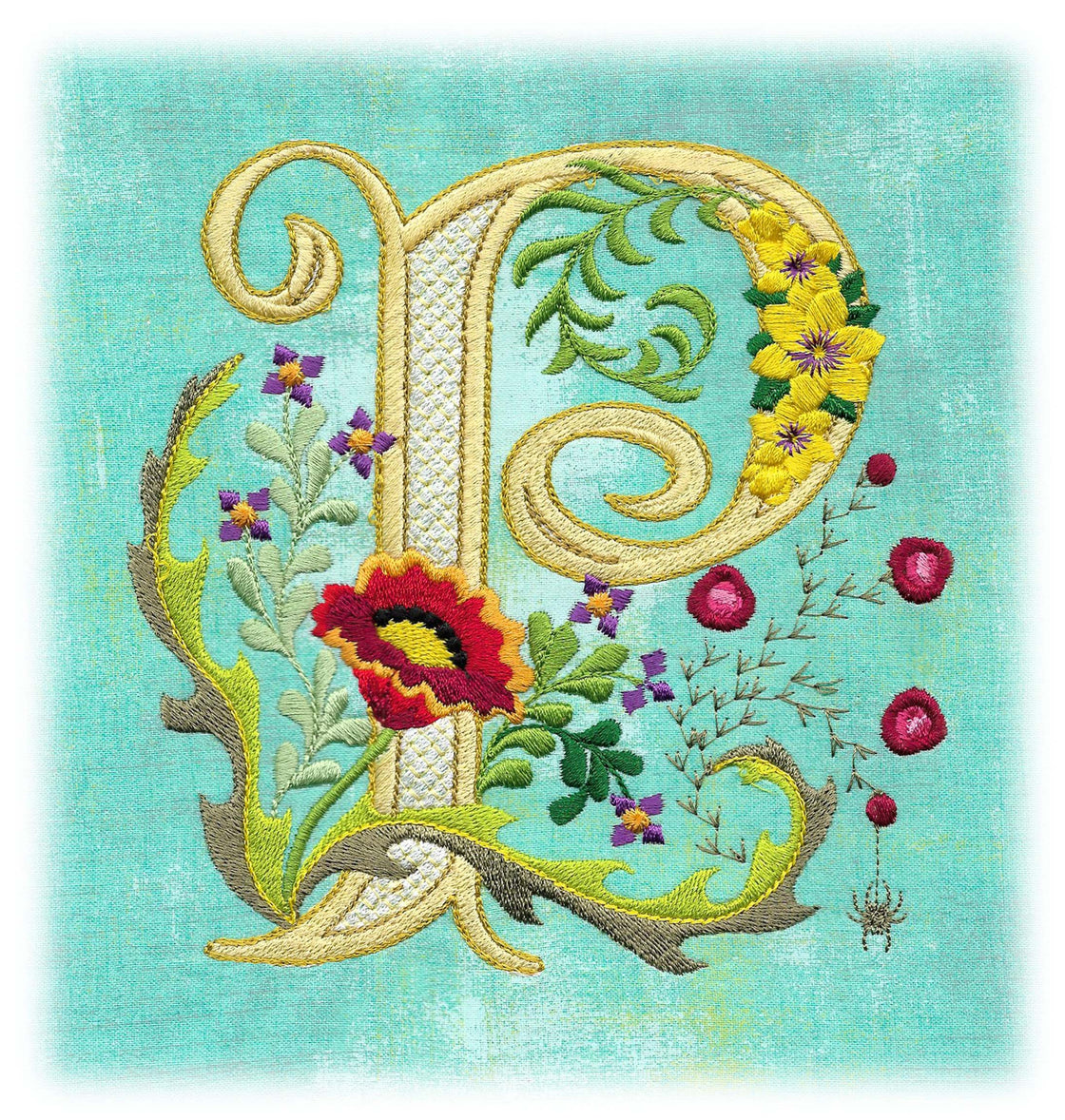 Perfect "P" | Machine Embroidery Design