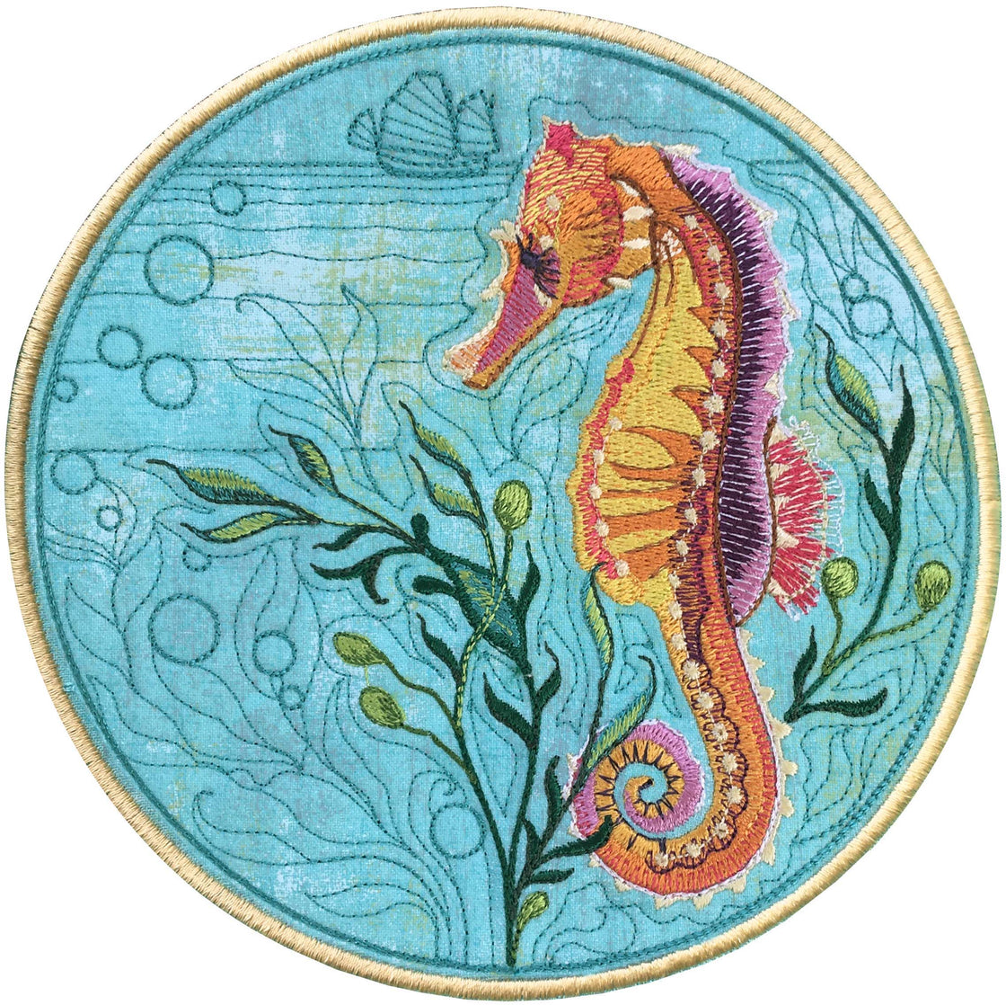 Salty Little Steed | Machine Embroidery Design