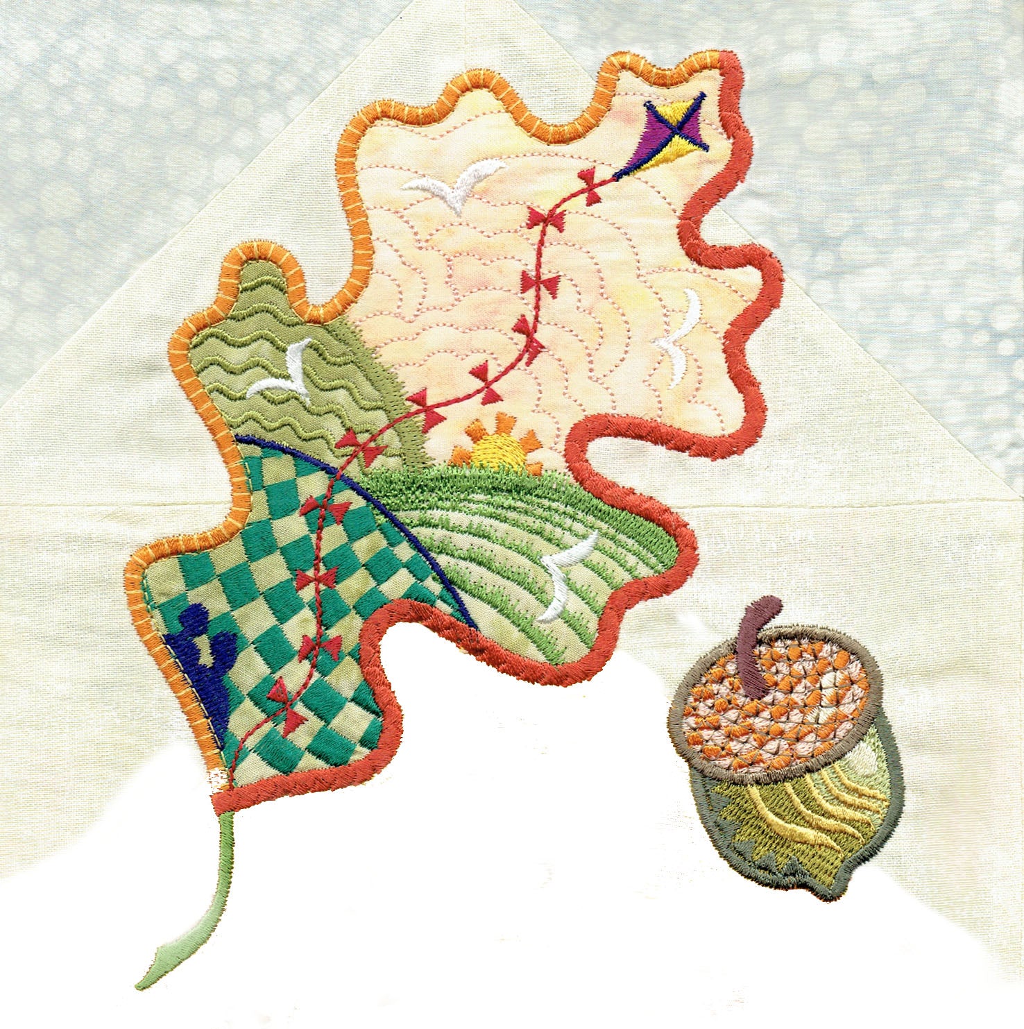 Autumn Zen | Machine Embroidery Design