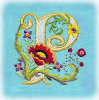Perfect "P" | Machine Embroidery Design