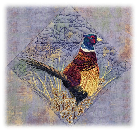 Bird Machine Embroidery