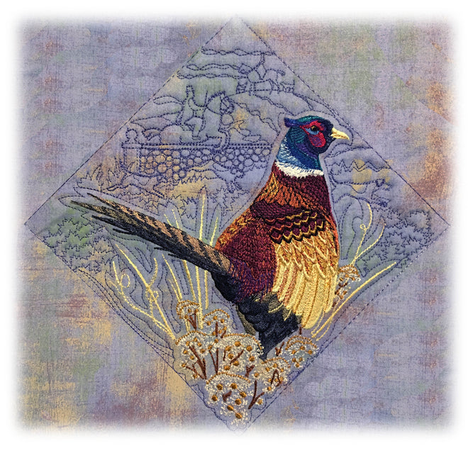 Bird Machine Embroidery