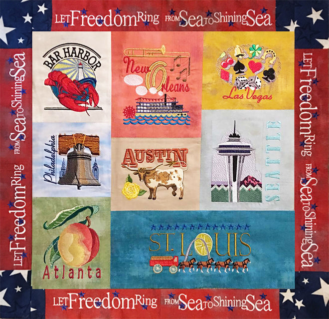 Summer Machine Embroidery