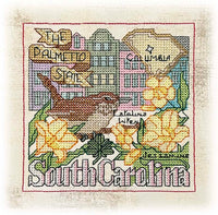 South Carolina Cross Stitch | Machine Embroidery Design