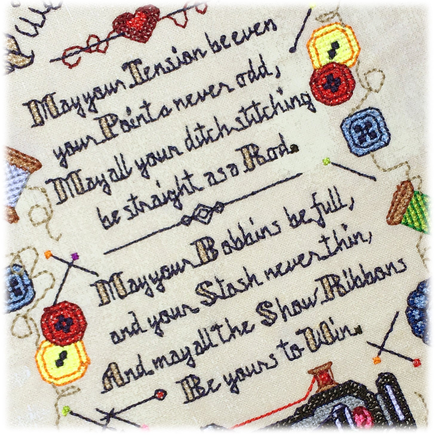 Quilter's Blessing | Machine Embroidery Design